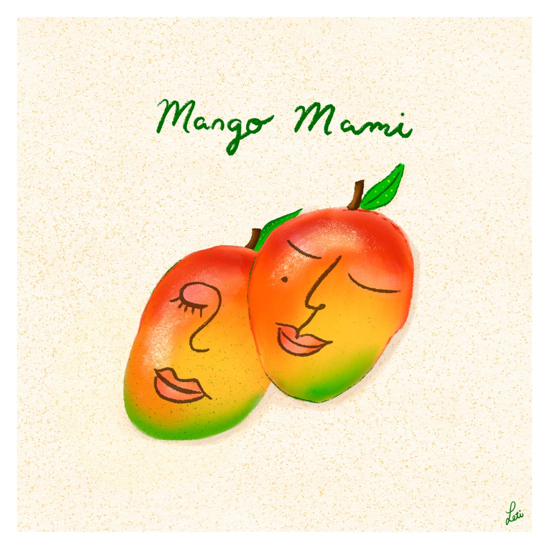 Miami Mango Mami, Mango Fruit Mango Wall Art Mango Season South Florida ...