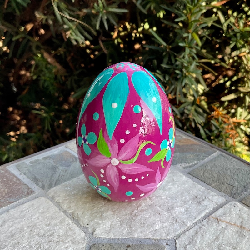 Hand Painted Egg - Etsy