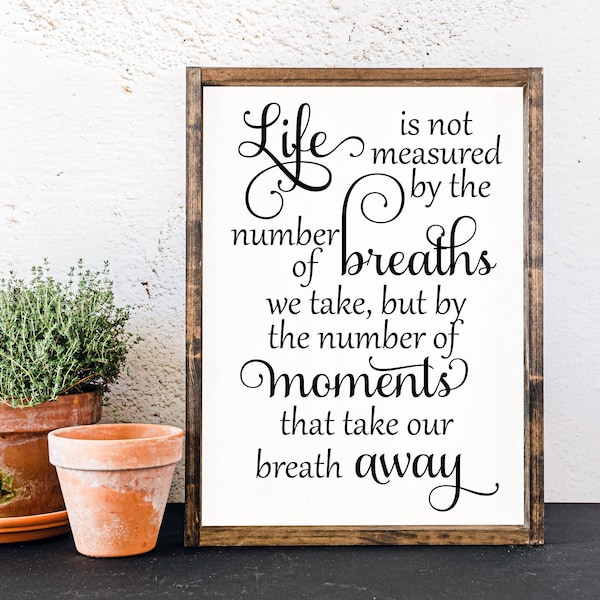 Life is Not Measured - Etsy