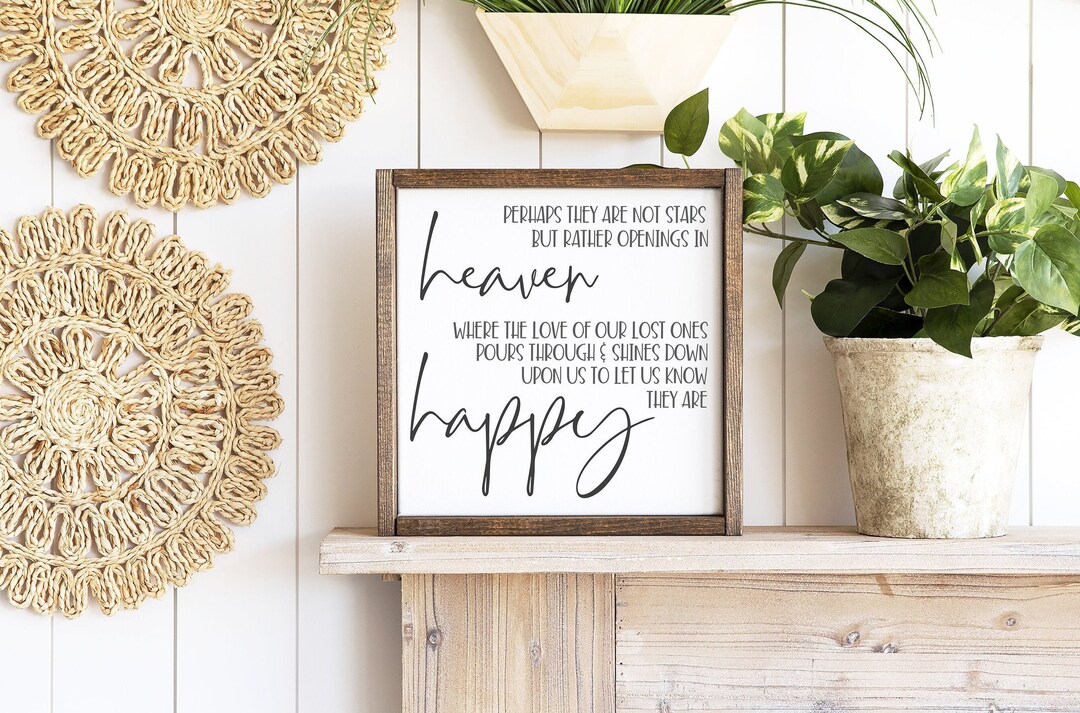 Sympathy Gift Sign: Loss of Loved One Memorial Decor - Etsy