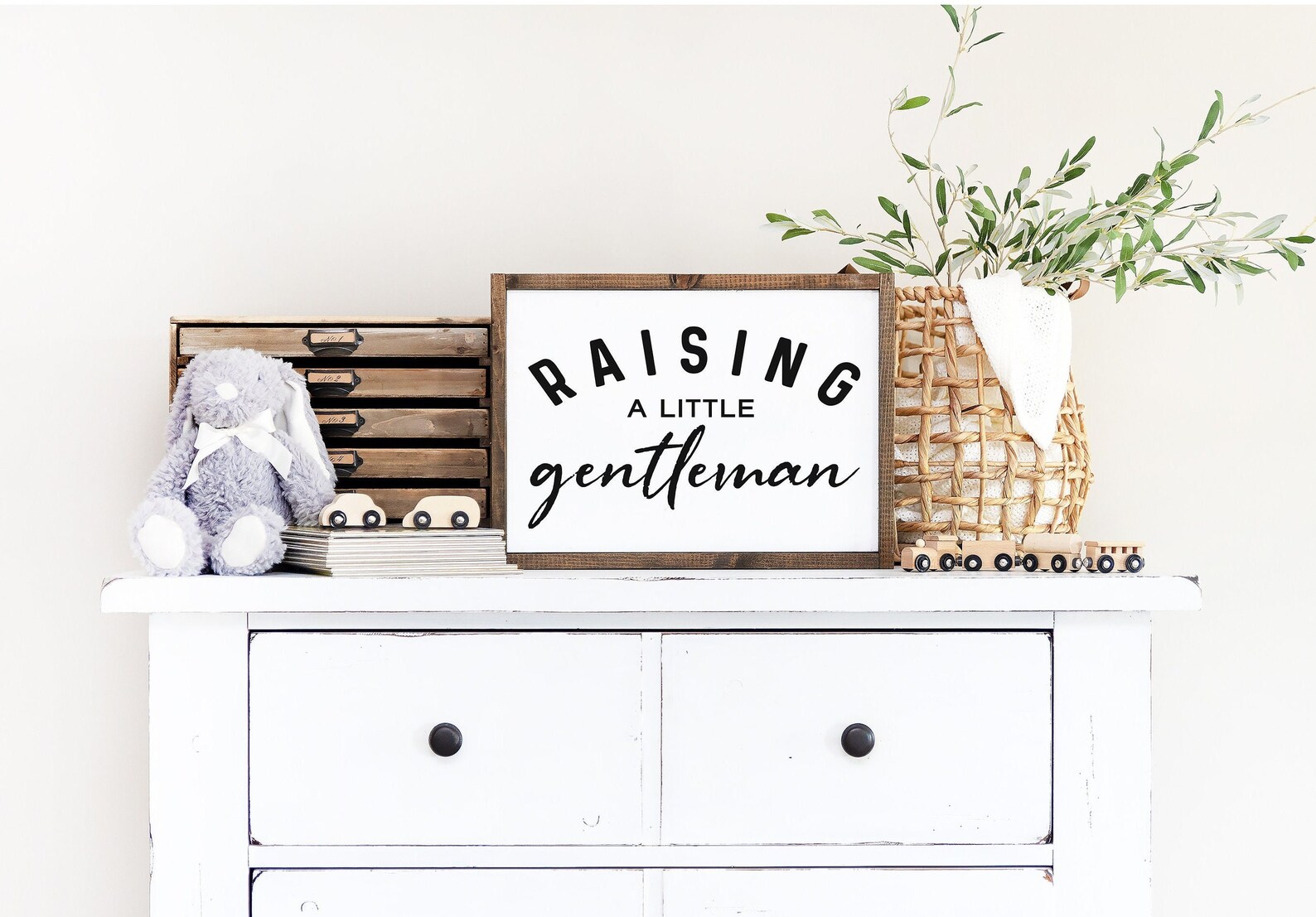 Raising A Little Gentleman Little Boy Sign Nursery Kids - Etsy