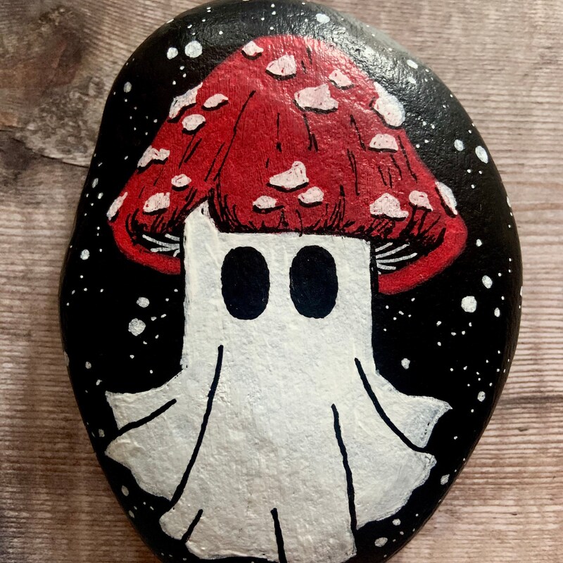 Halloween Pebble Art - Etsy