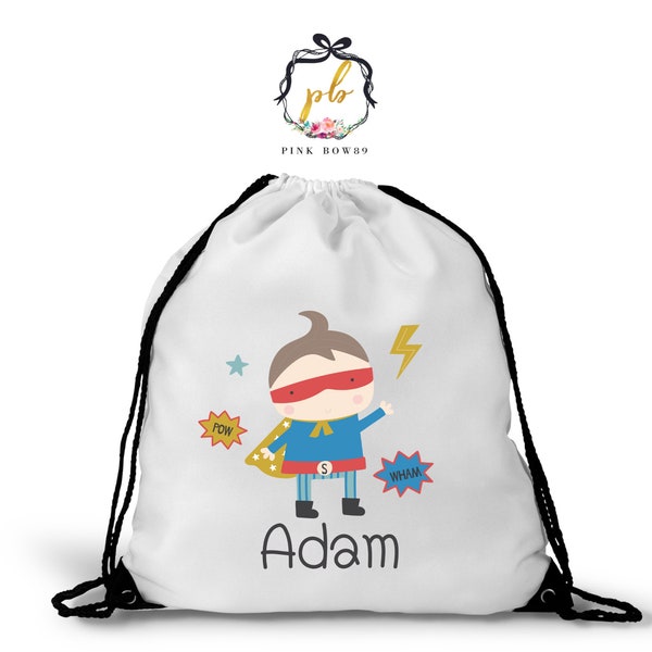 Spiderman Drawstring Bag - Etsy