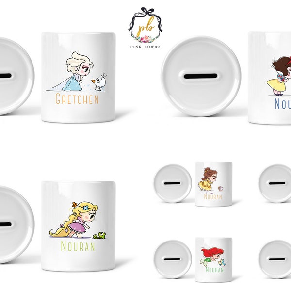 Princess Piggy Bank - Etsy