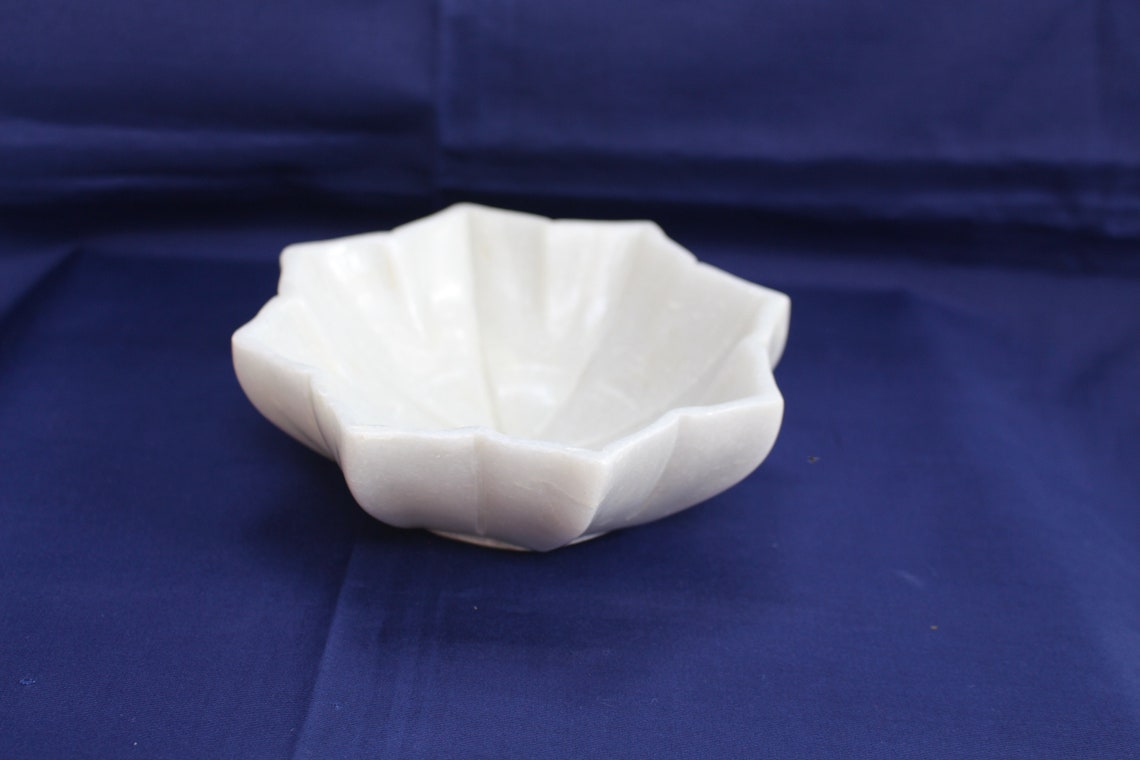 Decorative Marble Bowl Octagonal White Marble Bowl Gift Bowl - Etsy
