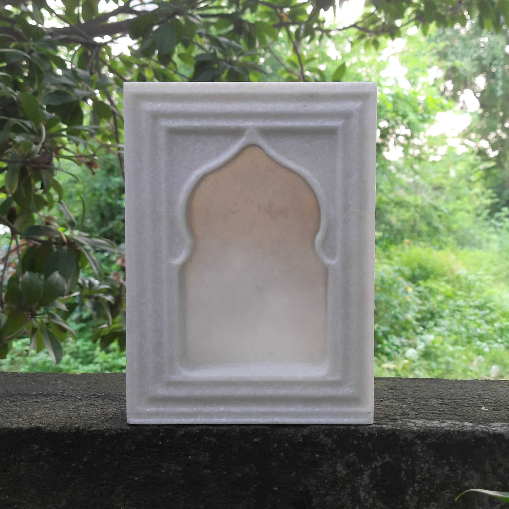 Marble Shrine Niche Small Stone Shrine - White Shrine Decorative Piece ...