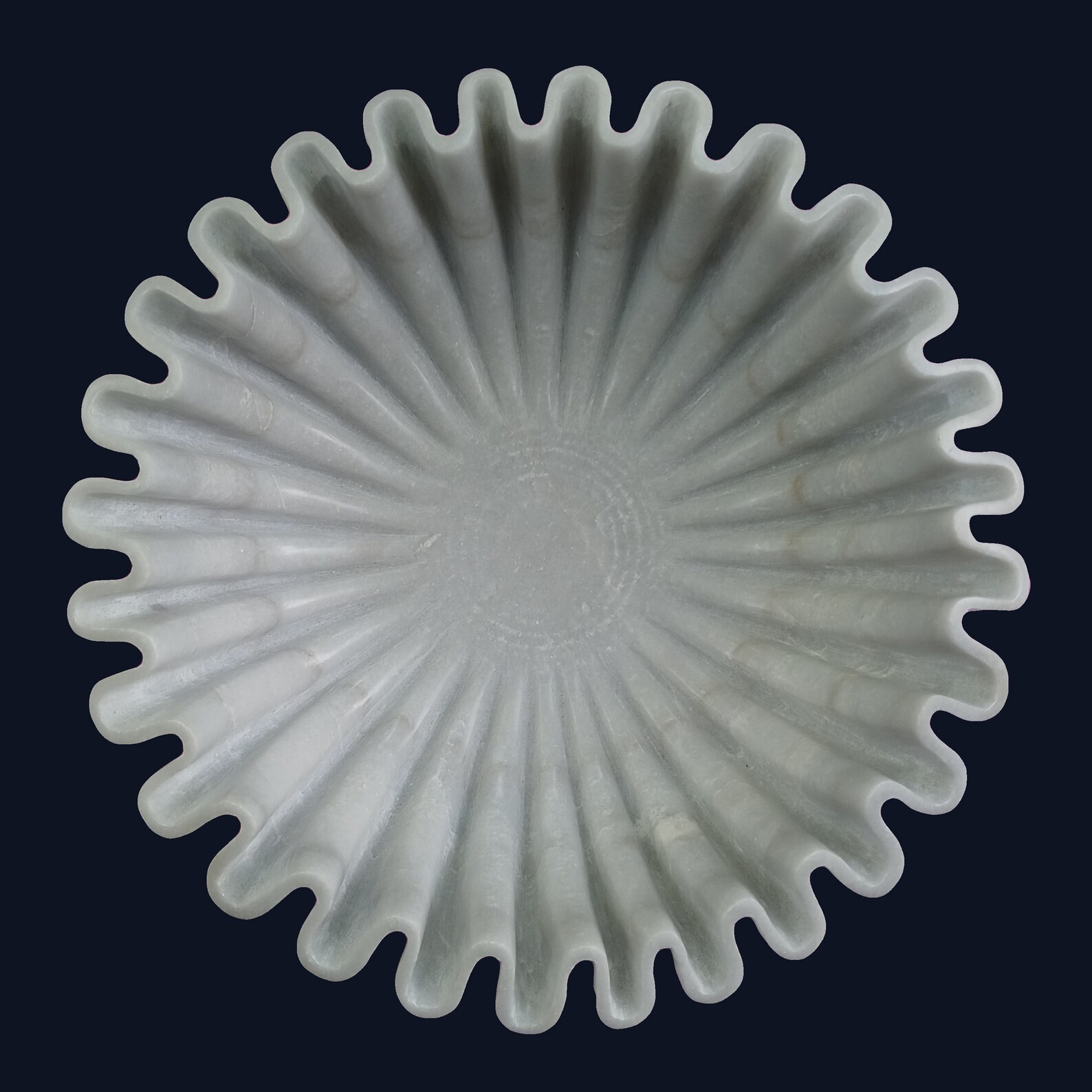 Large Decorative Fruit Bowl Flower Floater Marble Bowl Urli - Etsy