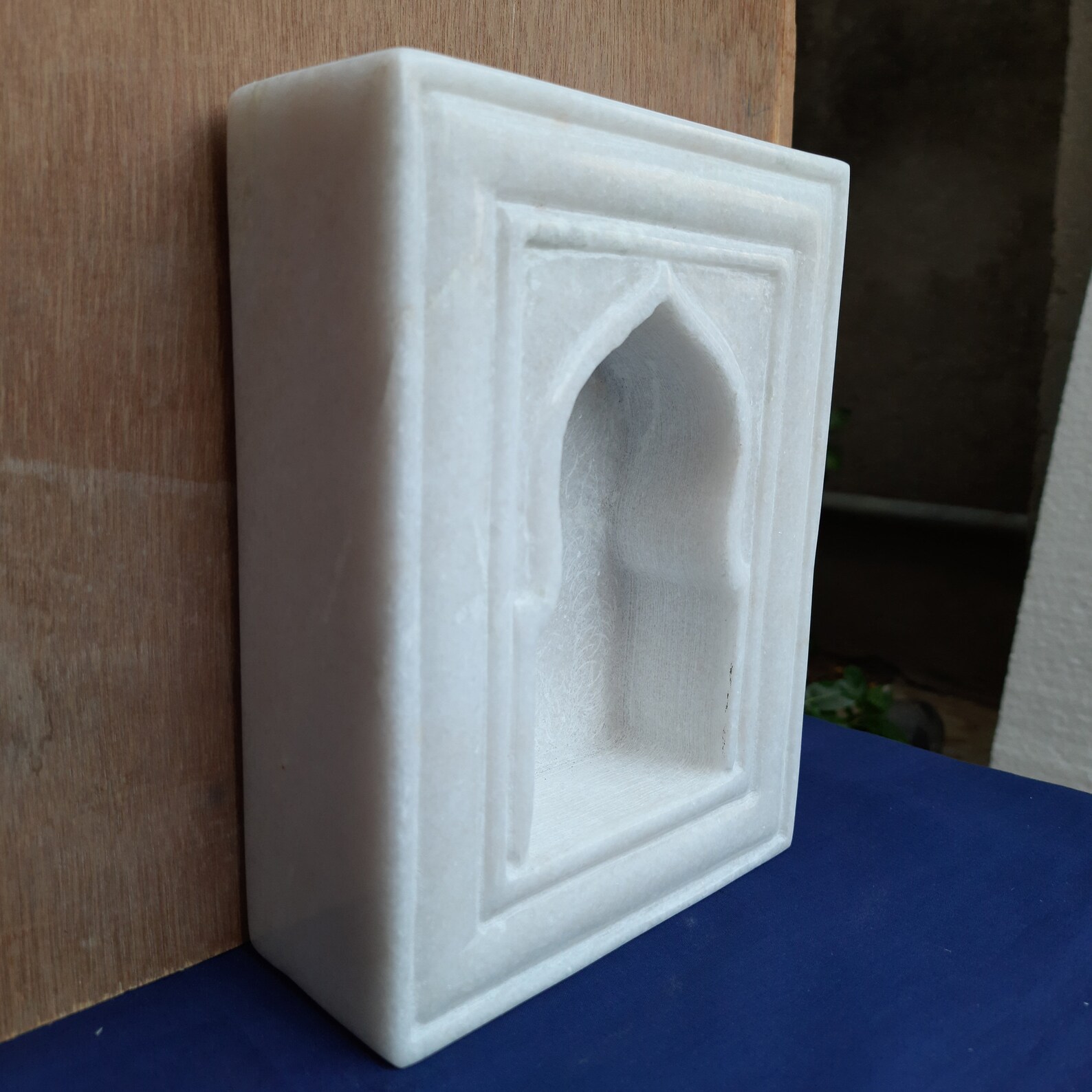 Marble Shrine Niche Small Stone Shrine White Shrine | Etsy