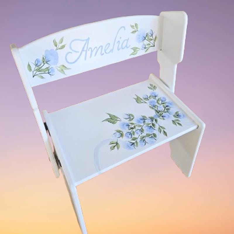 Painted Baby Name Chair - Etsy
