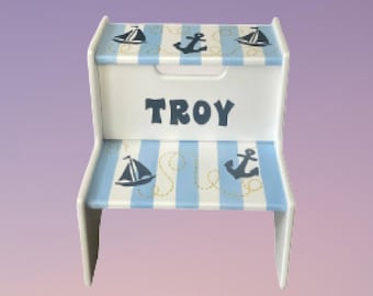 Step Stool, Bear Step Stool, Personalized Step Stool, Bear Stool, Kids ...