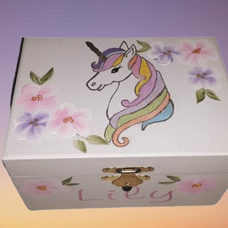 Unicorn Box - Etsy