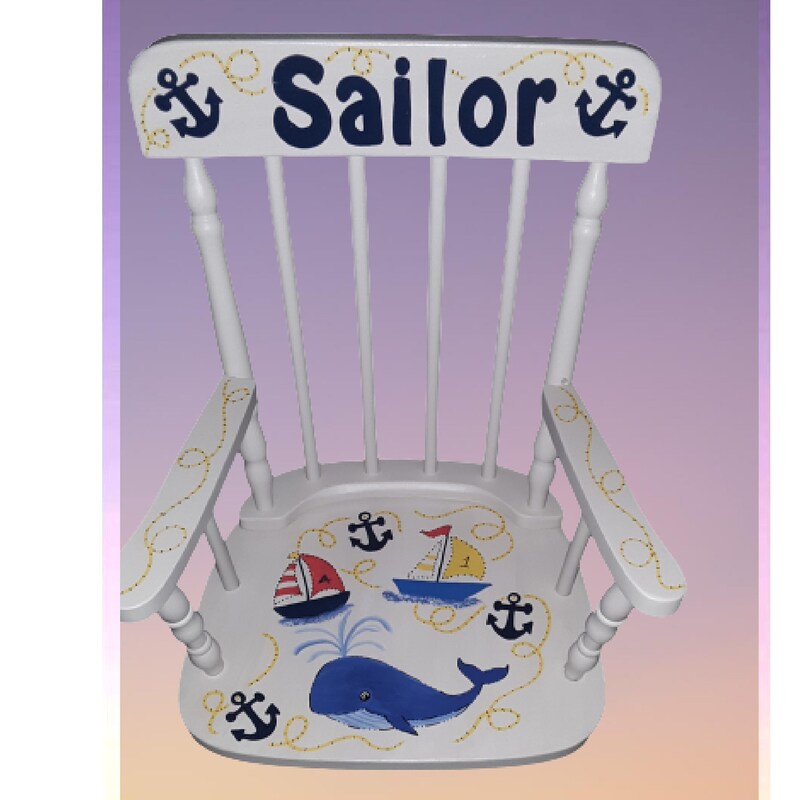 Nautical Chair - Etsy