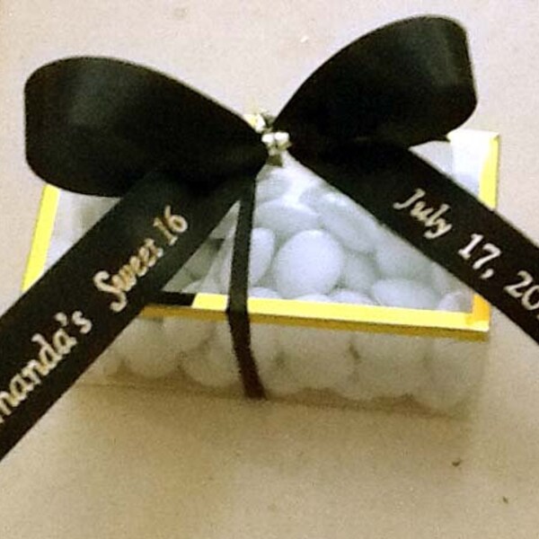Personalized Ribbon for Favors - Etsy