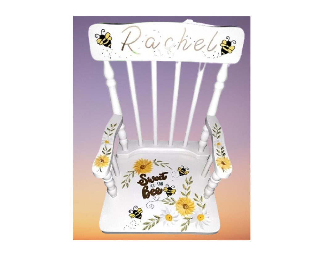 No Holiday Delivery Guarantee Spindle Wood Rocking Chair the Rachel Bee ...