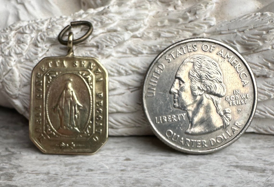 Antique Italian Miraculous Pope Leon XIII Medal Religious Brass 19th ...