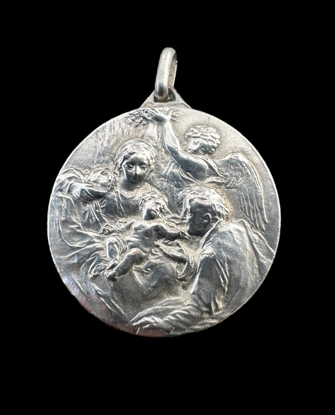Nativity Medal Holy Family Pendant - Etsy