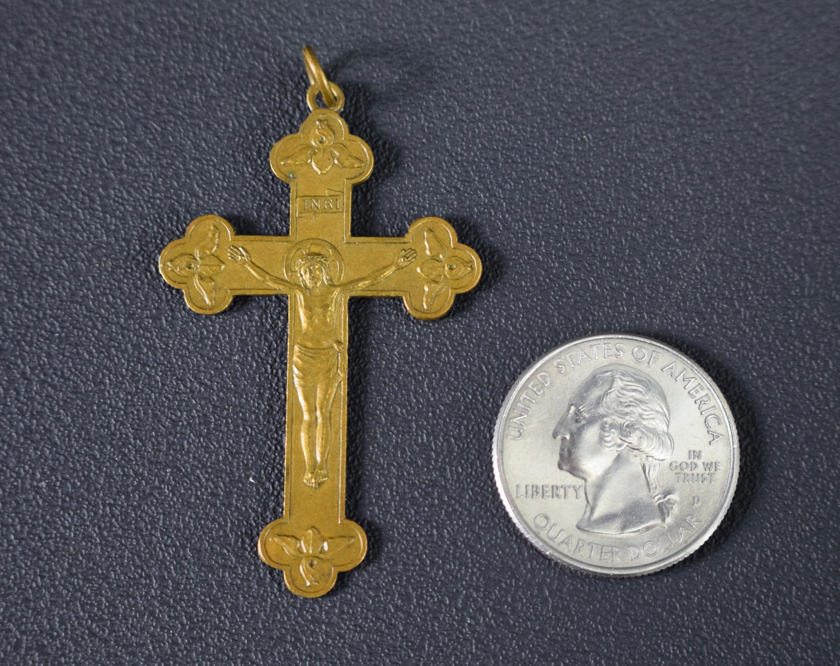 Jesus Christ Crucifix Cross Medal Mission Memory - Etsy