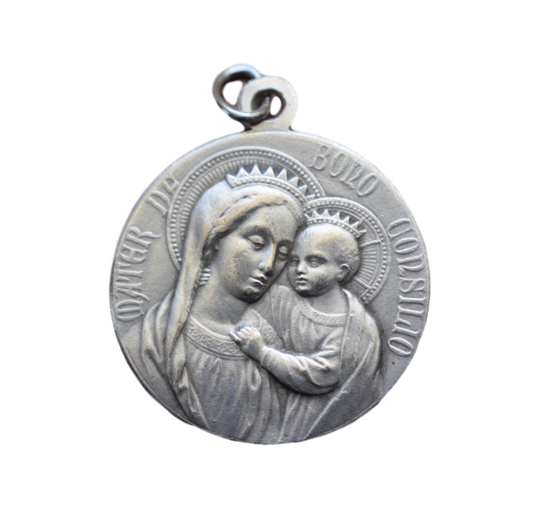 Our Lady Crowned Virgin Mary and Jesus - Pope Benedictus Benoit XV ...