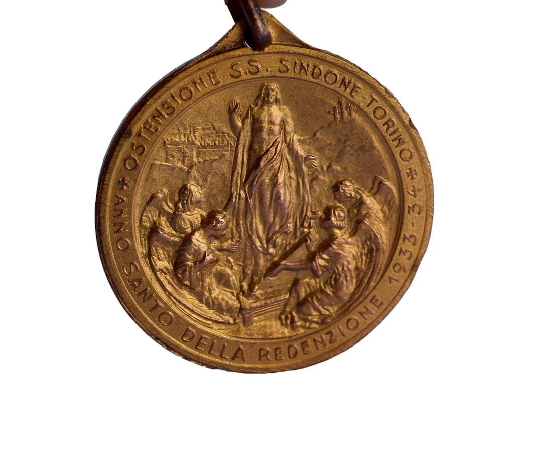 Holy Year of Redemption Italian Vintage Gold Filled Medal by - Etsy