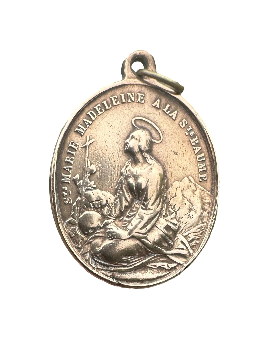 Saint Mary Magdalene Madeleine Medal 19th Pendant, French Antique ...
