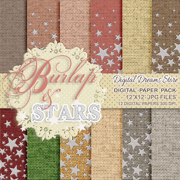 Burlap Scrapbook - Etsy