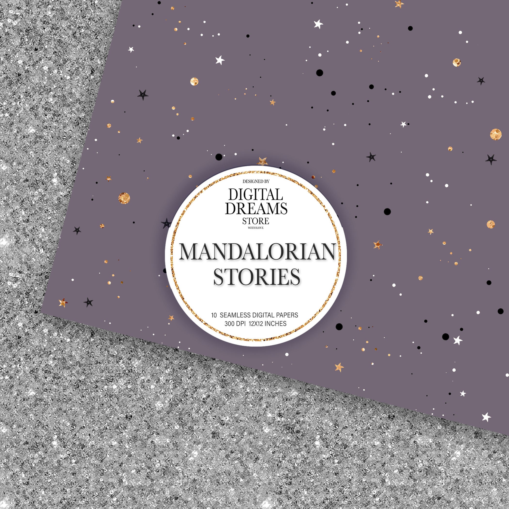 STAR WARS MANDALORIAN Basic Paper, Seamless Pattern, Star Wars, Digital ...