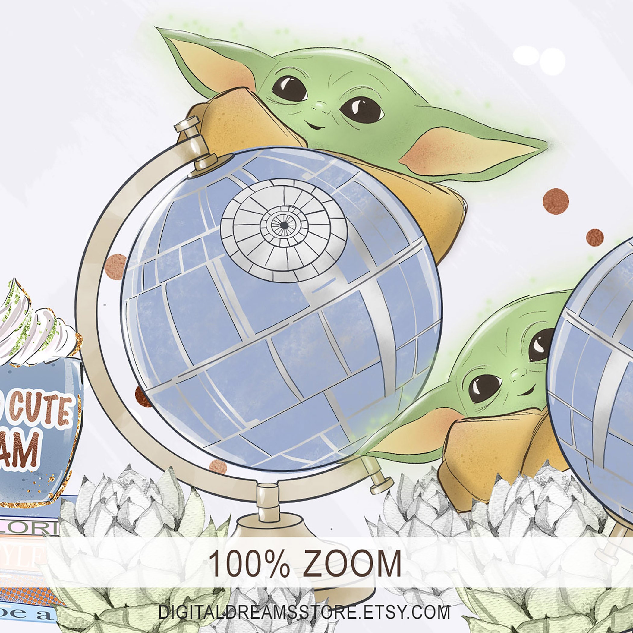 Star Wars Paper: "mandalorian" Seamless Pattern, Scrapbooking Paper ...