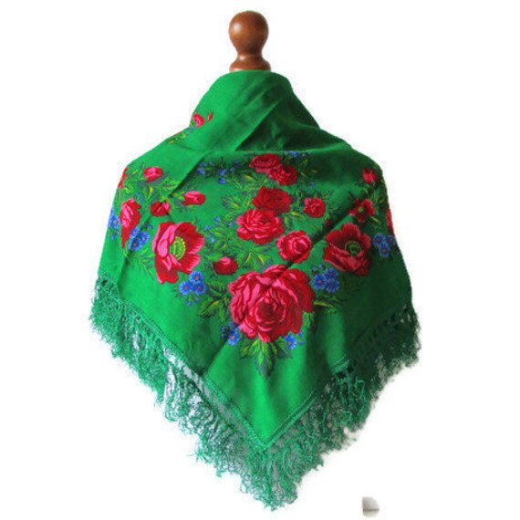 Russian scarf with pink - Gem