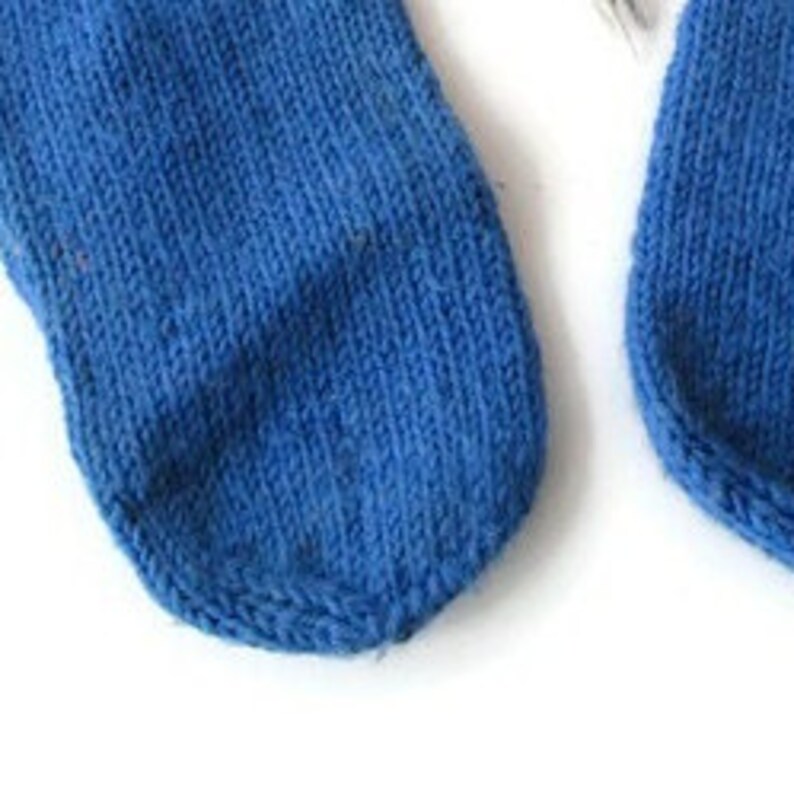Vintage Blue Wool Mittens LOVIKKA Vintage Saami Lapland Hand - Etsy