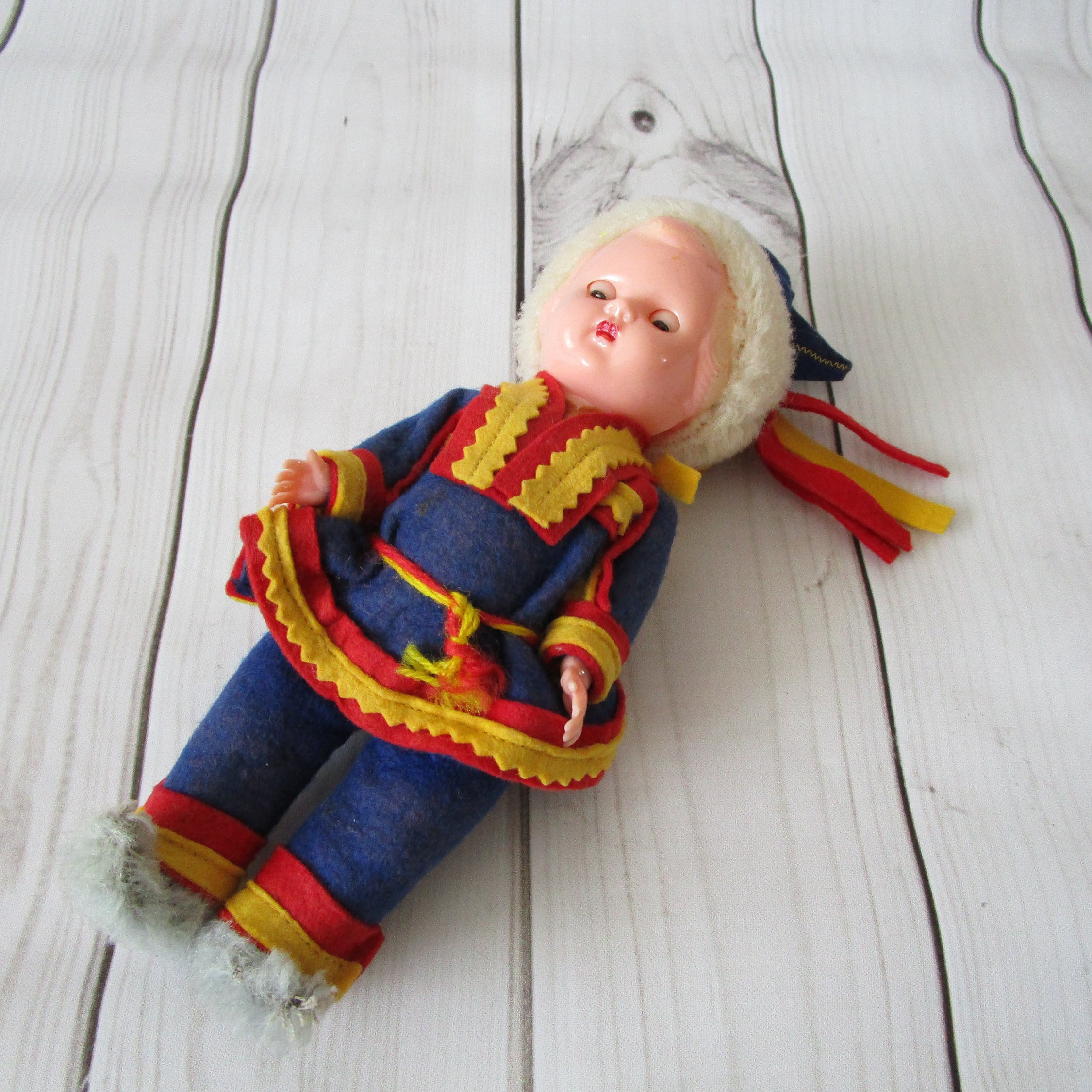 Vintage Saami Lapland Doll in Traditional Ethnic Sami Lappi | Etsy