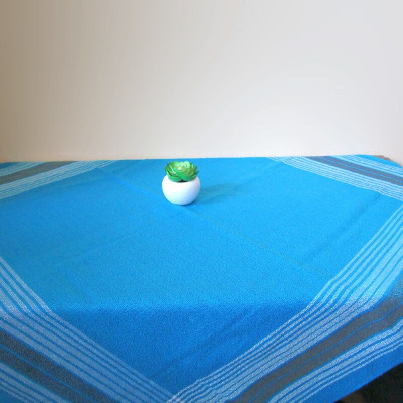 Blue Table Cloth - Etsy