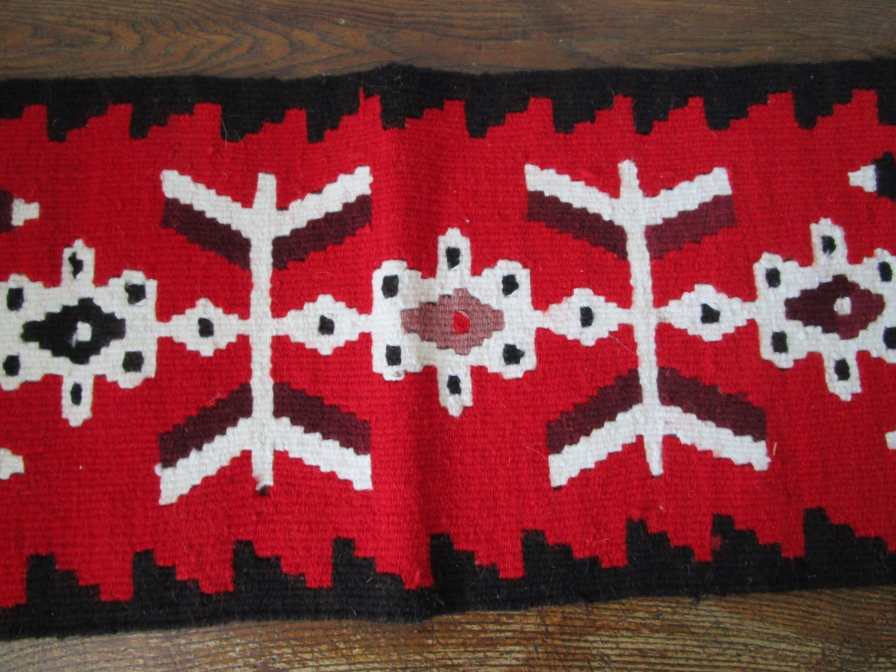 Gorgeous Hand Woven Wool Table Runner Vintage Scandinavian | Etsy