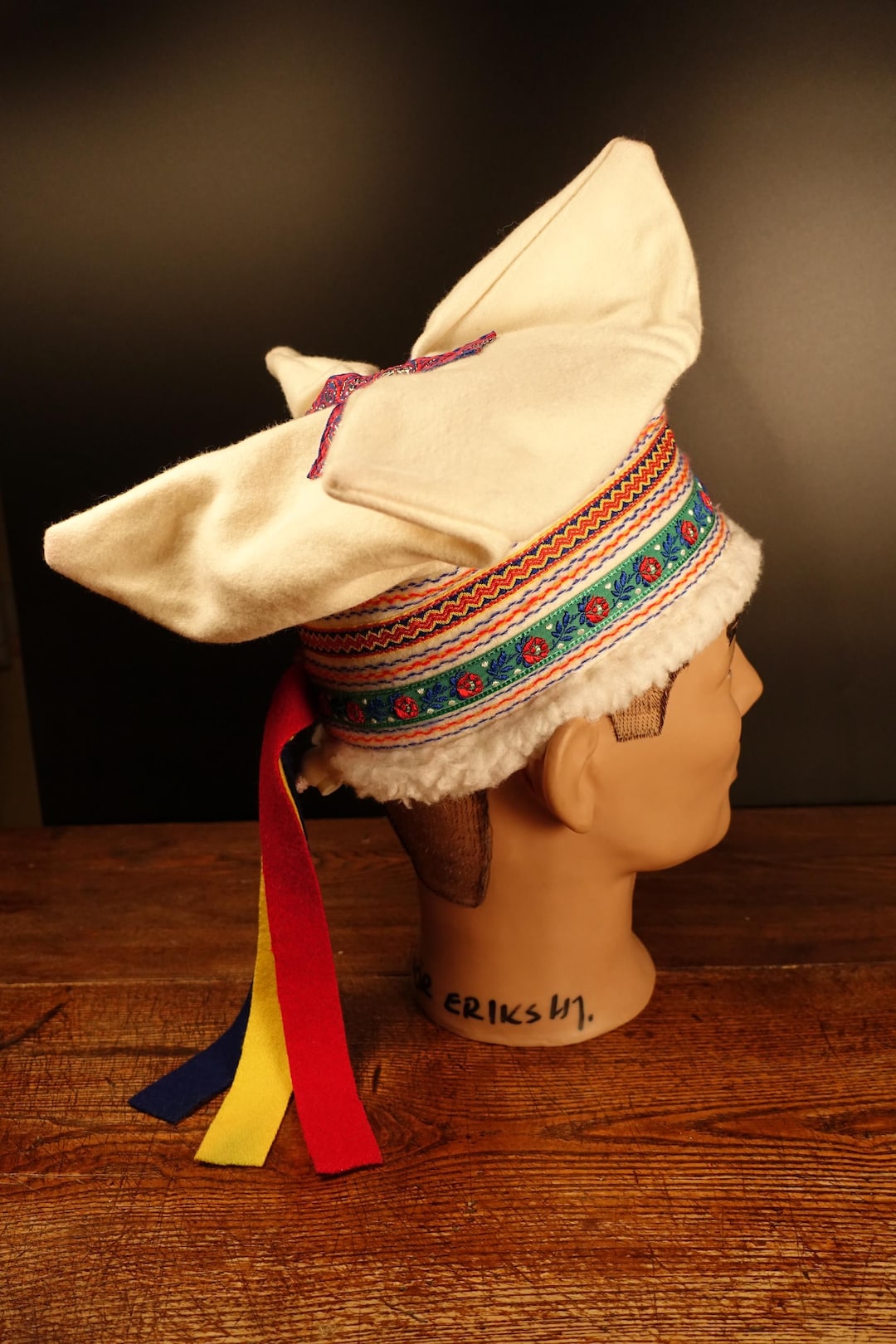 Vintage Sami Lapland Four Winds Hat Scandinavian Saami Laplander Ethnic ...