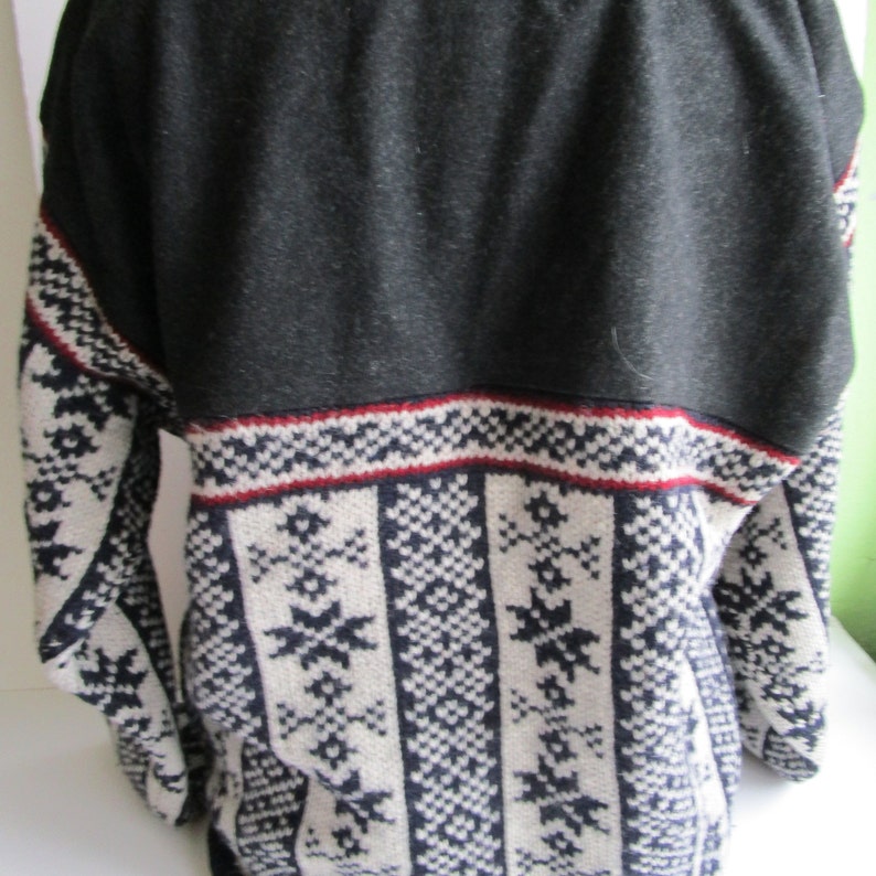 Vintage BOUVIAC Norwegian Sweater Nordic Wool Jumper Ski - Etsy