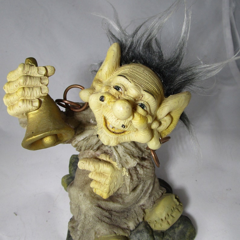 Vintage Norwegian Troll Figurine Old Collectible Scandinavian Man or ...