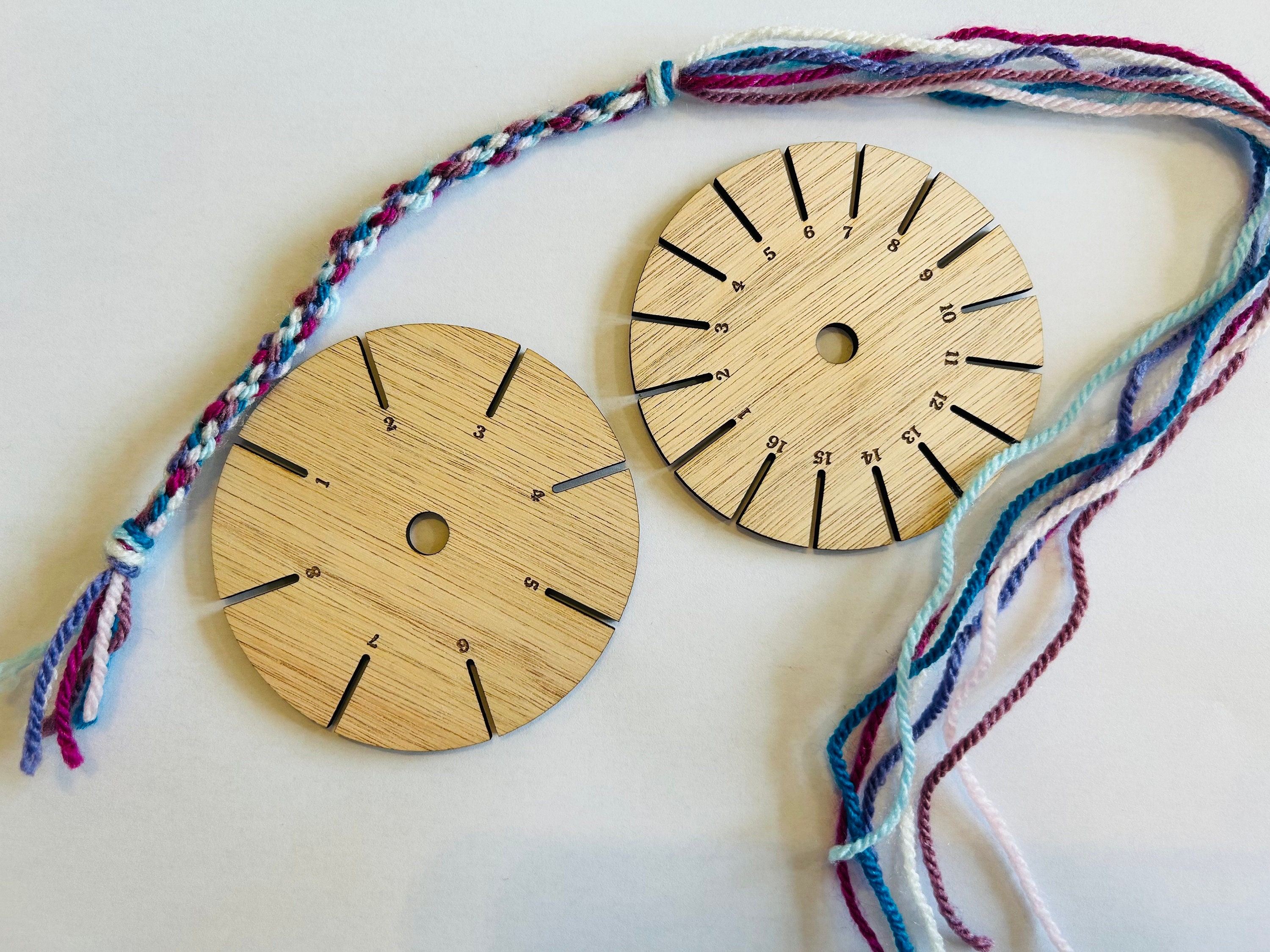 Friendship Bracelet Kumihimo Trollen Wheel - Make Beautiful Woven ...