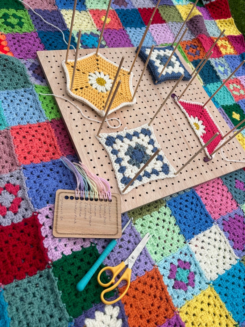 EXTRA LARGE Crochet Blocking Board for Blocking Motifs and Granny ...