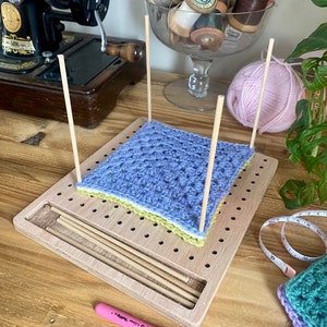 Crochet Blocking Board for Blocking Squares and Granny Squares up to ...