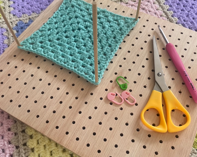 SECOND QUALITY - Crochet Blocking Board for Blocking Squares and Granny ...