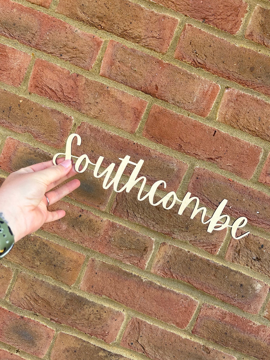 Large Wooden Names in a Natural Finish - 5CM TALL - Etsy