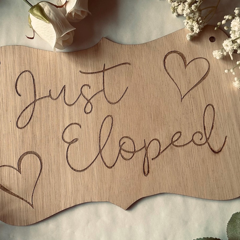 Elopement Sign - Etsy UK