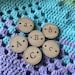 Alphabet Letter Wooden Buttons in a Range of Sizes. Customise Your ...