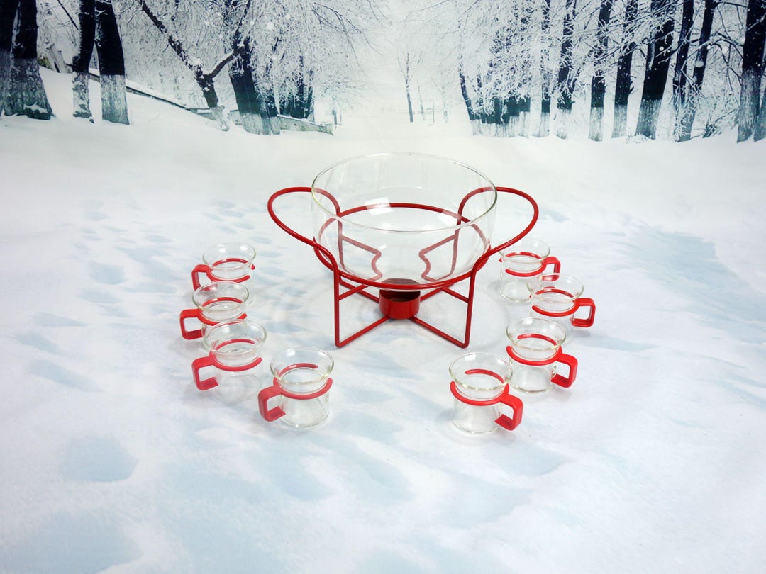 Swedish Glogg or Punch Bowl Set by Boda Nova Scandi Style Festive ...