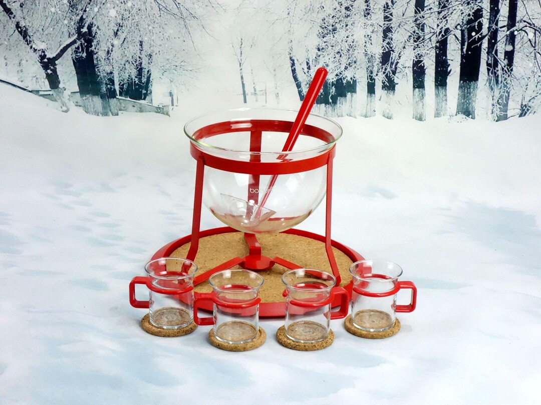 Danish Christmas Glogg or Punch Bowl Set by Bodum Scandi Style Festive ...