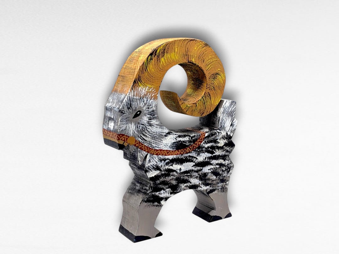 Unique Hand-painted Yule Goat Swedish Christmas Nordic Scandinavian ...