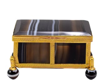 Antique Agate Box | Etsy