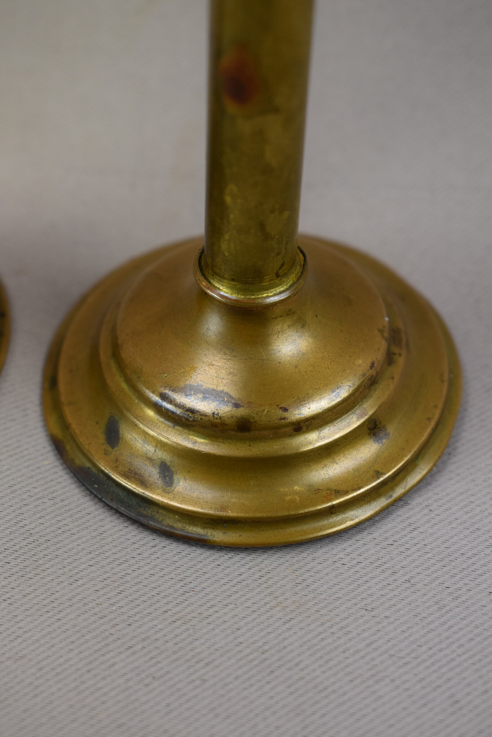 Pair of Miniature Church Brass Candlestick French Antique - Etsy
