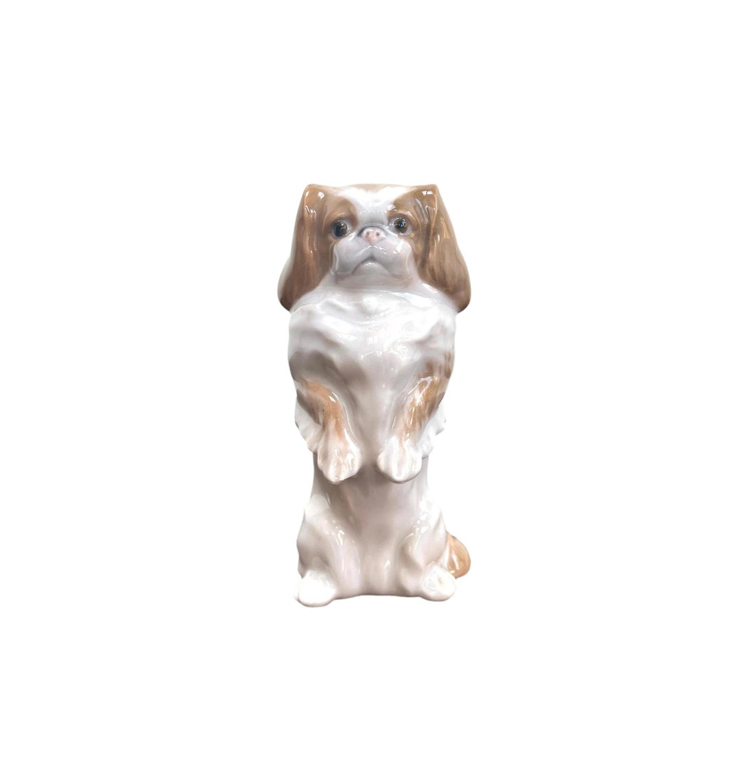 Vintage Royal Copenhagen Pekingese Dog Figurine by Peter Herold ...