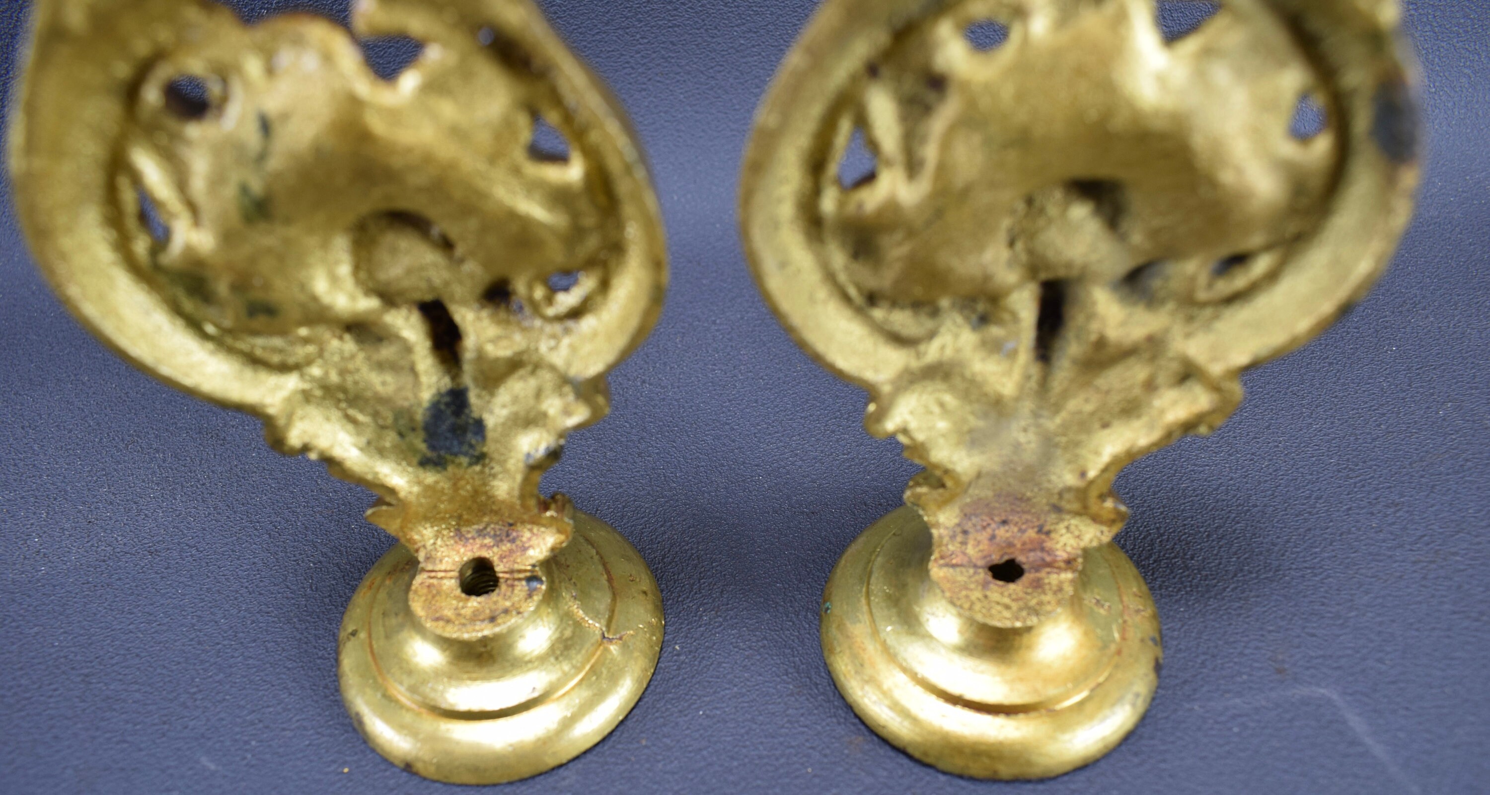 Bronze Curtain Rod Ends Finials Rococo Louis XV - Etsy