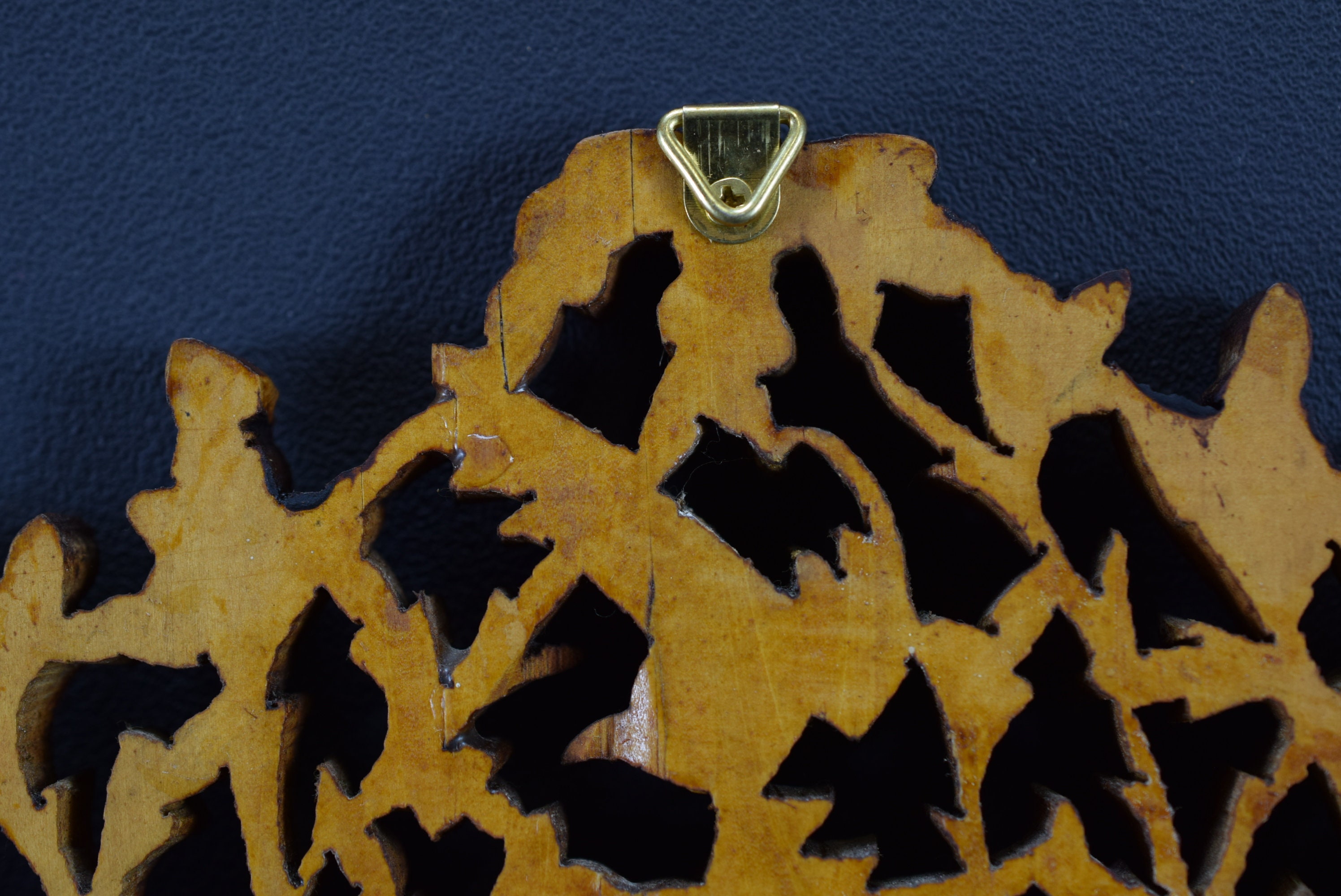 Vintage Hand Carved Wood Wall Photo Frame Indochine | Etsy